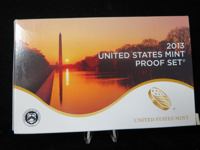 2013 Proof Set, 14 Coin Proof Set, Encased in Original Government Pack